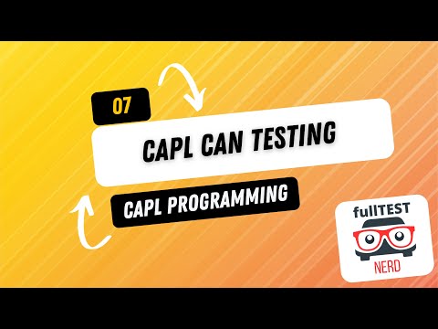 07 CAPL CAN Testing Functions