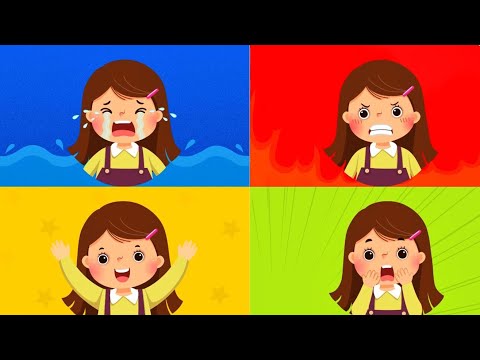 Emotions for Kids - Happiness, Sadness, Fear | Learning Emotions | Simple Songs for Kids
