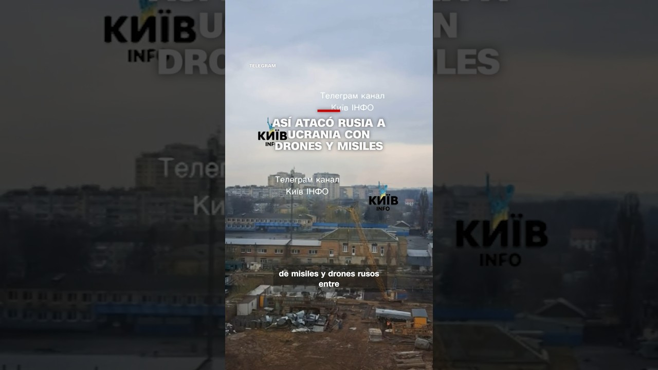 Así atacó Rusia a Ucrania con drones y misiles
