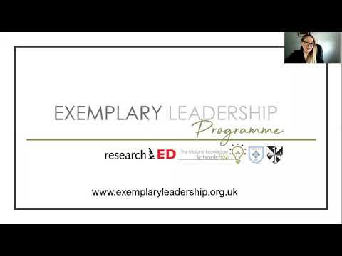 Introduction to the Exemplary Leadership Programme