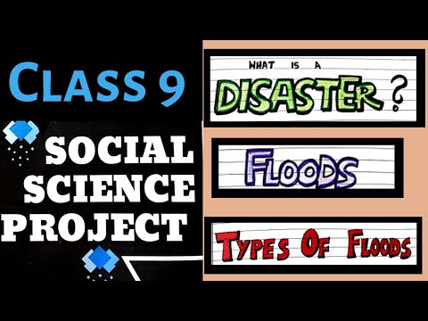 Project on Disaster Management- Floods- Class 9- Social Science # ...