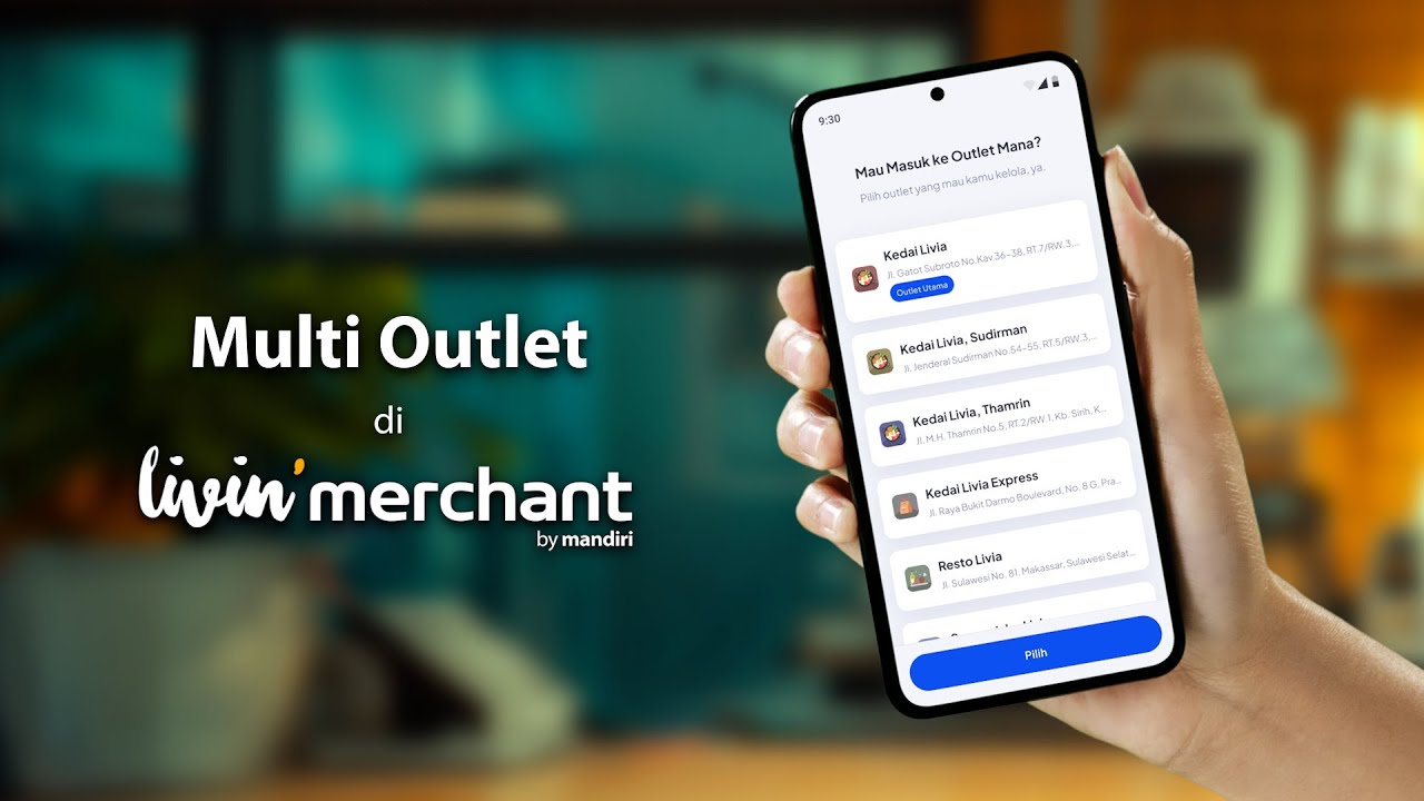 Kelola Multi Outlet dengan Livin' Merchant