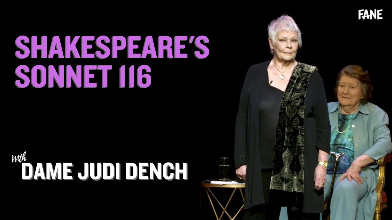 Judi Dench | Shakespeare's Sonnet 116 (Live at the London Palladium)