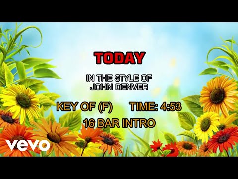 John Denver - Today (Karaoke)