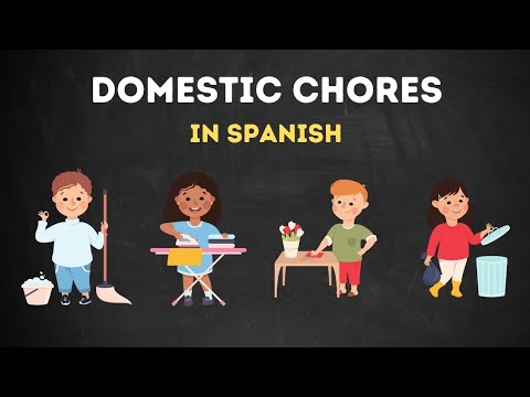 Domestic chores in Spanish | Sentences in Spanish | Learn Spanish