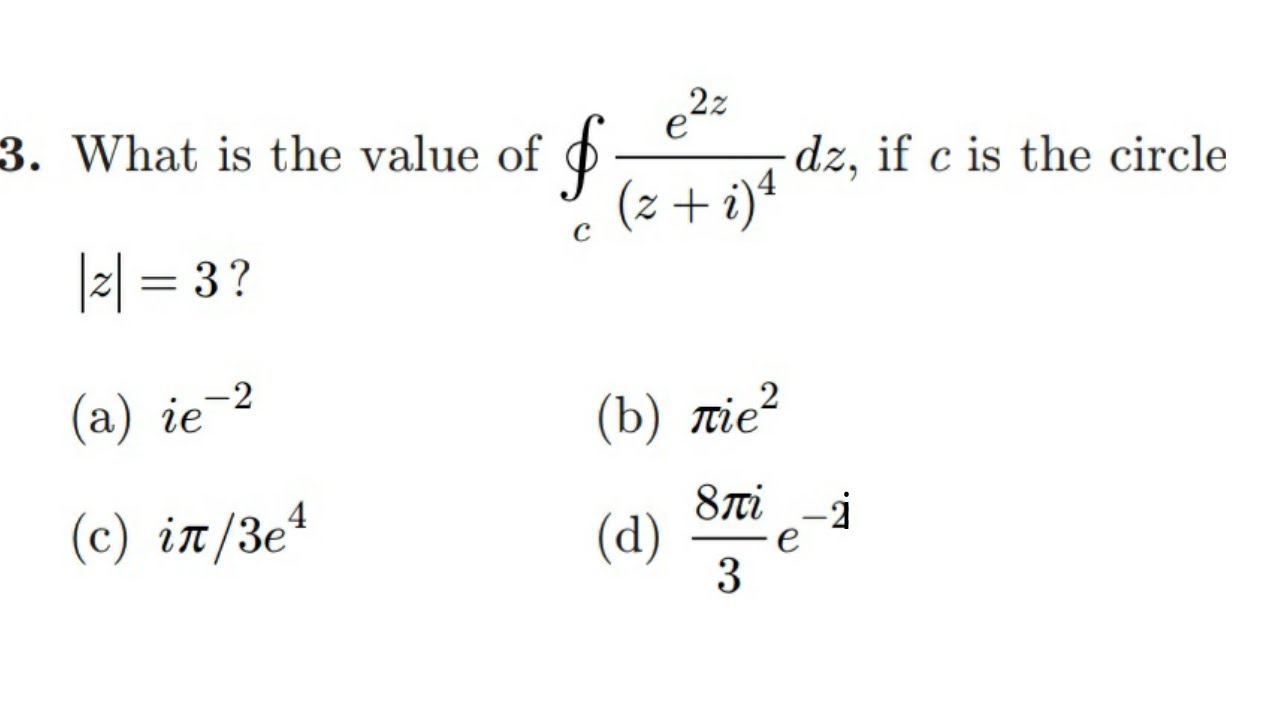 Complex Analysis-Problems