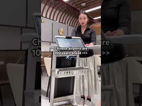 Chinese Airports are 100 Years ahead ✈️😳 #airport #airports #china #chinesedrama #chineselife