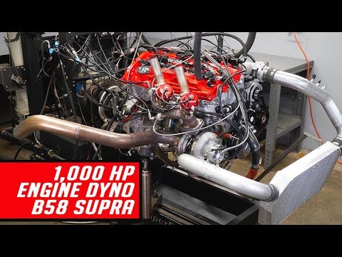 First 1000-HP 2020 Toyota Supra Engine Tested on Dyno - Video