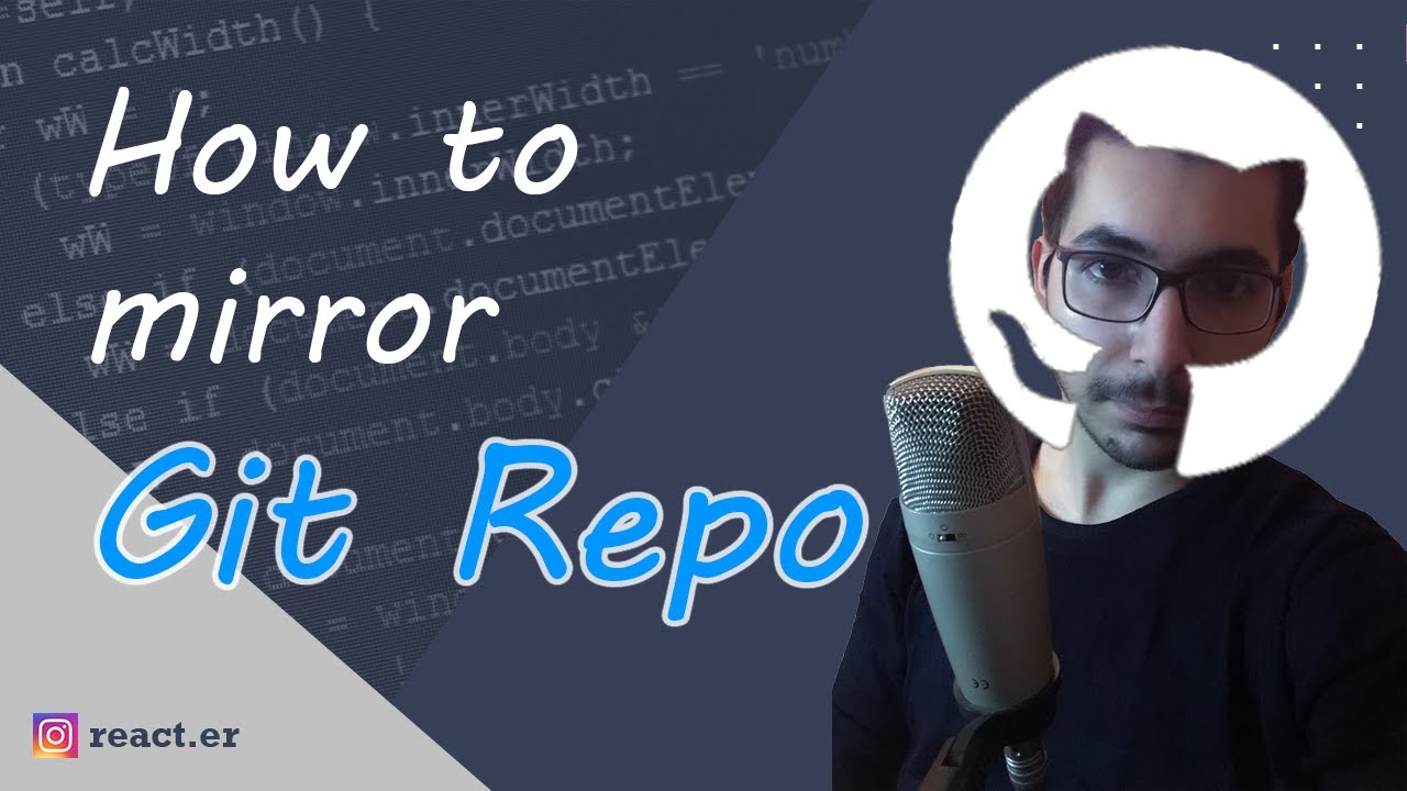 how to have a mirror git repo for your repos and updating them after every change in the main repo
