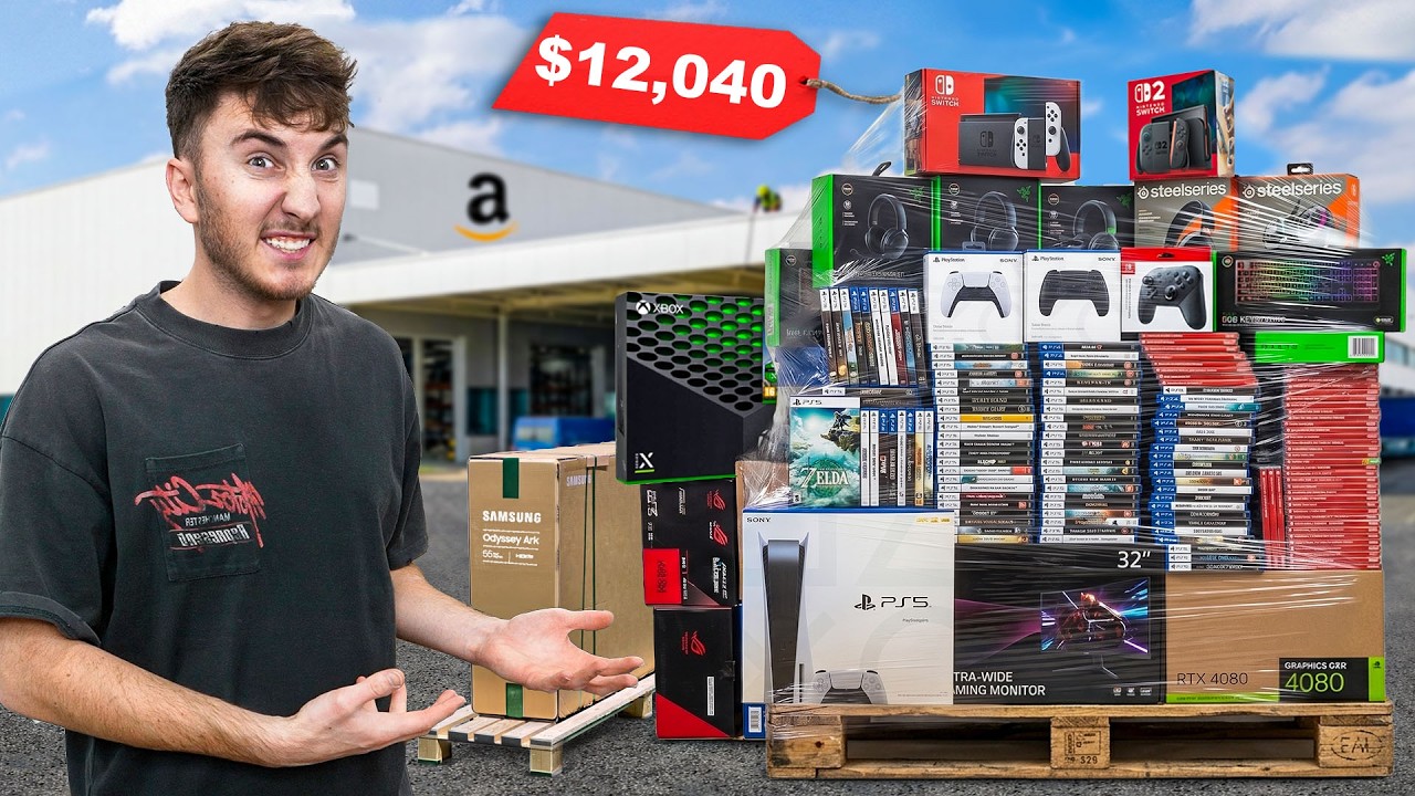 I Bought a GIANT $12,205 Amazon Returns Gaming Pallet