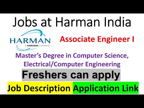Jobs at Harman India | harman india jobs | jobs at samsung company | job notifications |fresher jobs
