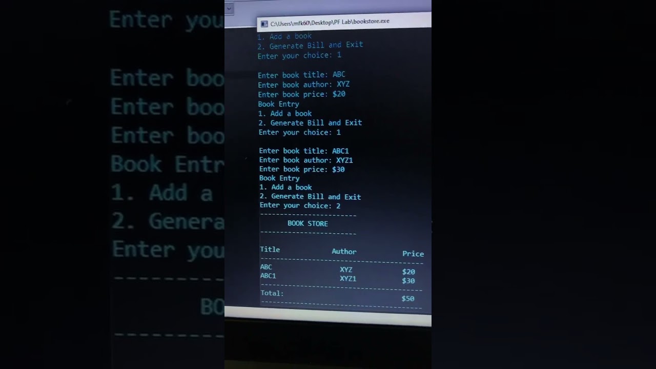 books receipt c++ #code #codemasters #coders #coderstokyo #coding #codinglife #codingninja #cpp