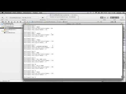 Korg Krome Sampler Meta file dumper