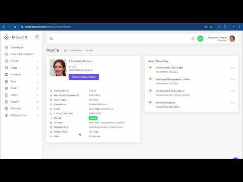 Project X Employees | Keep HR Records of Your Employees in Details
