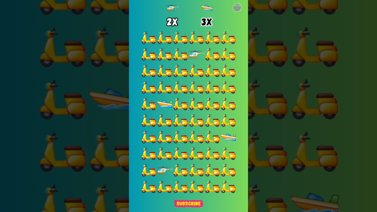 Only 1% Can Find 4 Emojis in 5s! 🧠🔥 #EmojiChallenge #FindTheEmoji