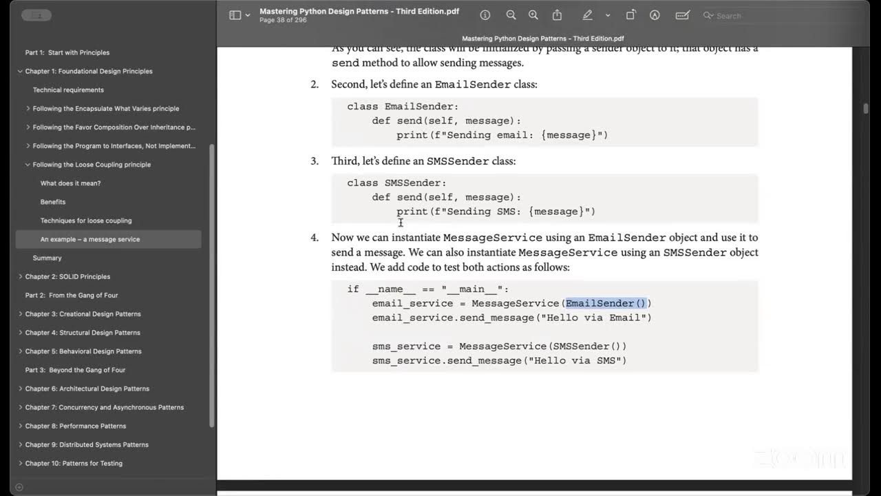 Python - Book 1 - Mastering Python Design Patterns - Part 1
