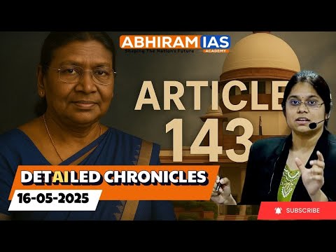 ARTICLE 143 || By ABHIRAM IAS ACADEMY #trending #viralvideo #upsc2025 #appsc #tgpscgroup1