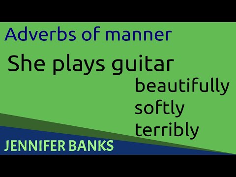 Adverbs of manner | English Grammar