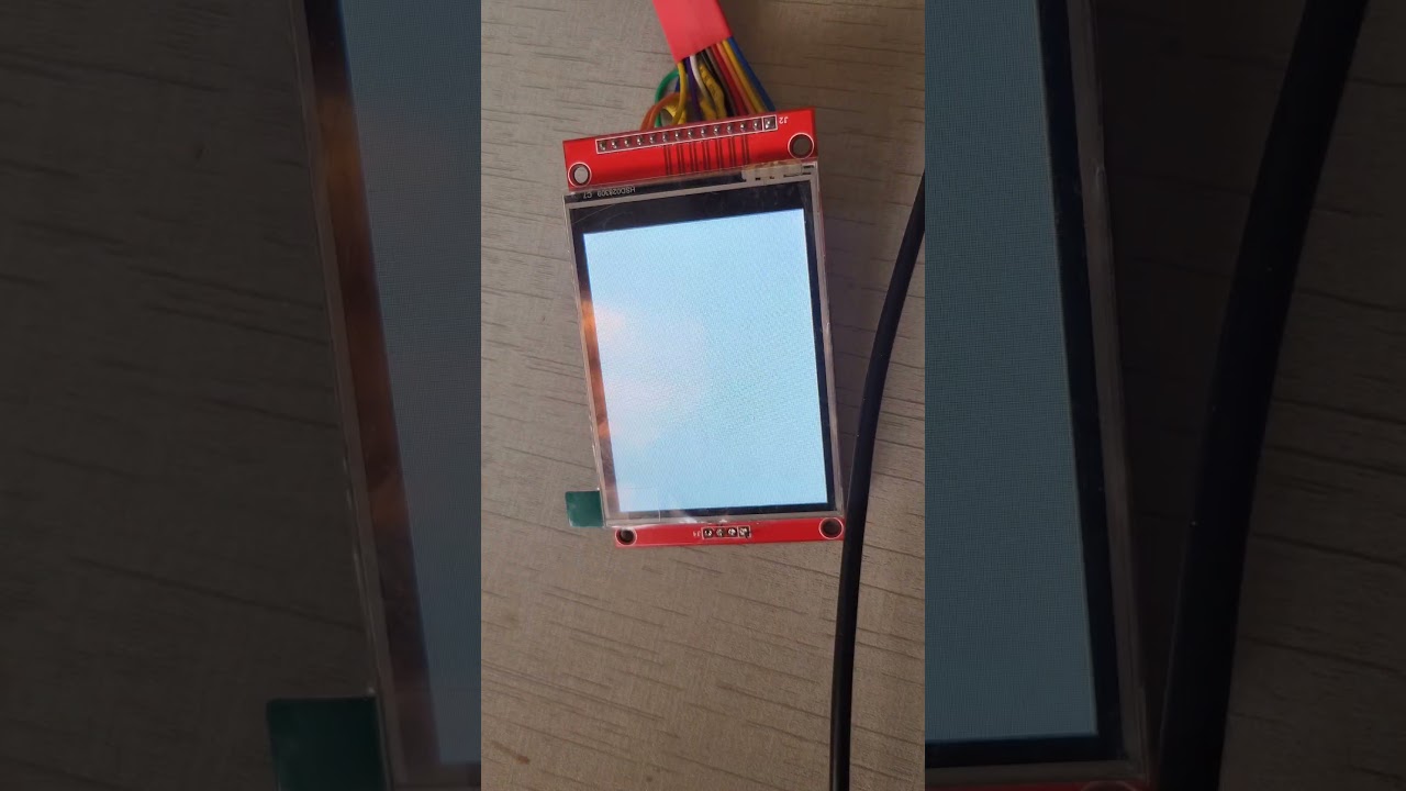 TFT Blank Screen Issue #arduino #barcode #esp32 #project #engineering #electronics #display #issue
