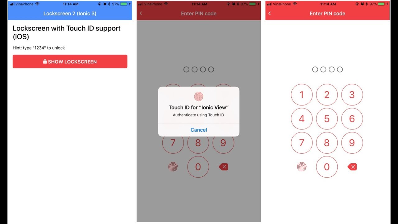 Ionic Lockscreen 2 (Ionic 3)