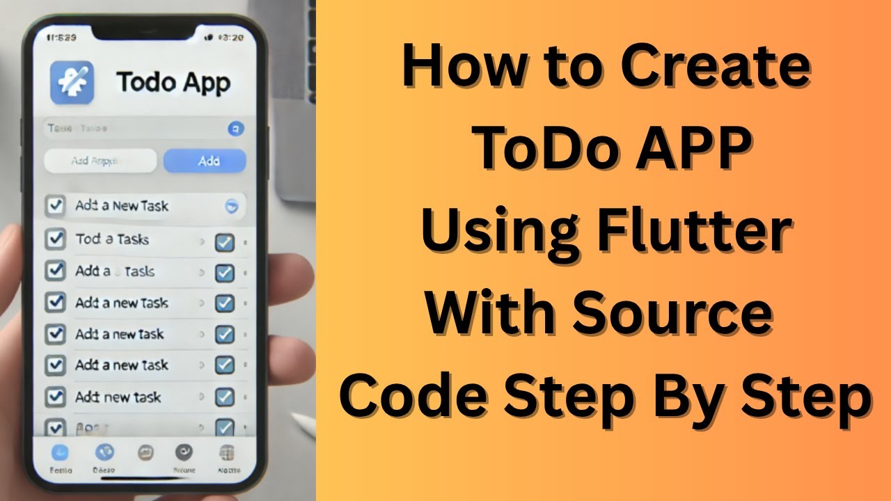 TODO APP using Flutter with source code step by step guide #flutter #coding