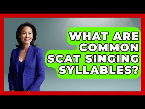 What Are Common Scat Singing Syllables? - Jazz Music Legends
