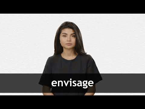 How to pronounce ENVISAGE in American English
