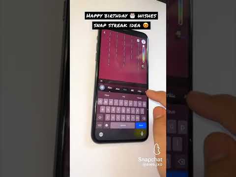 NEW SNAPCHAT IDEA FOR BIRTHDAY WISHES