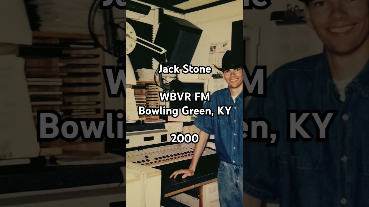 Jack Stone on WBVR FM in 2000. #radio #kentucky #wbvr