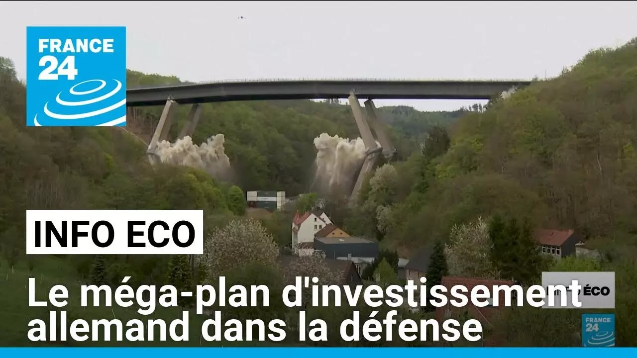 Le méga-plan d'investissement allemand dans la défense et les infrastructures • FRANCE 24