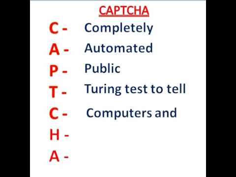 Meaning of CAPTCHA || Full Forms #computer #shorts