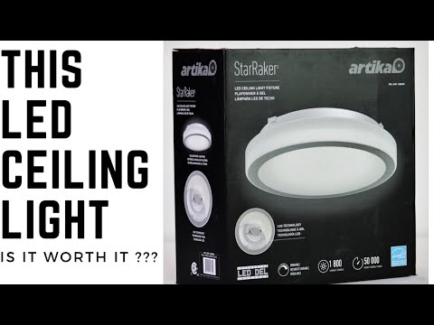 Unboxing & Installing StarRaker Artika Led Ceiling Light
