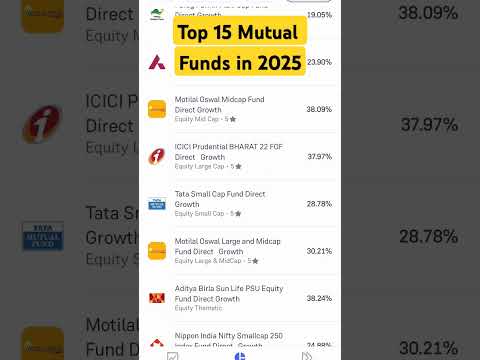 best mutual funds for 2025 | best sip mutual funds for 2025 | ETF #sip #mutualfunds #shorts