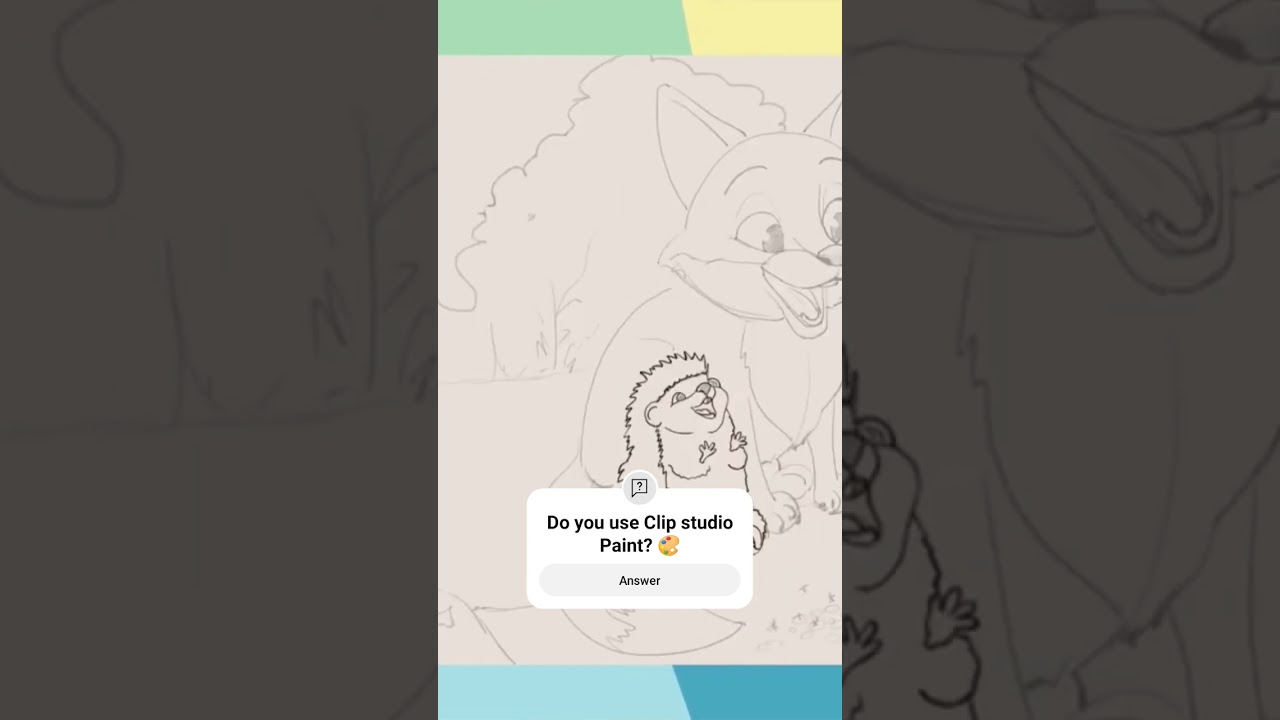 Using a Vector tool in CSP #cartoon #shorts #art #drawing  #childrensbook  #digitalart