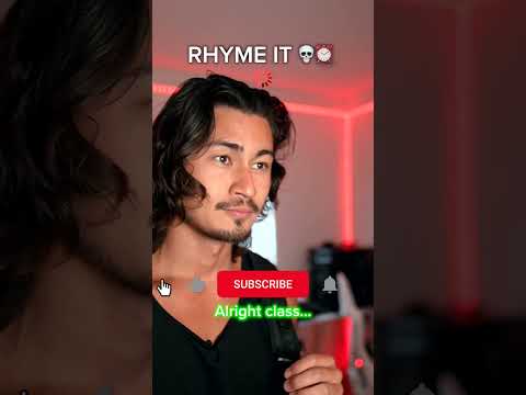 POV: You must speak in rhymes, or elseβ¦