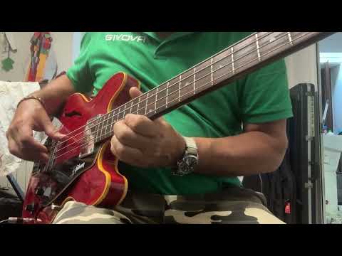 1968 Gibson EB-2C - Cherry - Amazin Hollow Body - HSC | Reverb