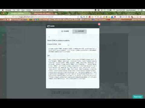 Pikochart Embed Code