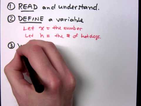 Solving Equations: Word Problems - Examples & Practice - Expii