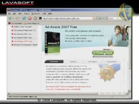 Lavasoft Ad Aware 2008 Download Install Register x264