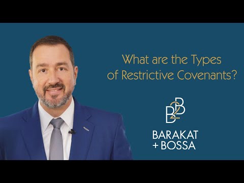 What are the Types of Restrictive Covenants?