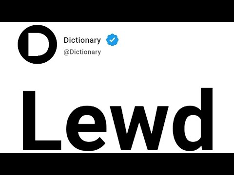 Lewd Meaning In English