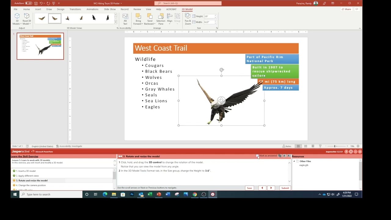 PowerPoint Lesson 5 5