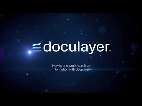 How to anonymize documents with Doculayer