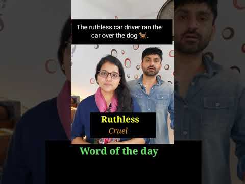 Meaning of RUTHLESS | English Speaking Practice | Daily use Sentences | #shorts