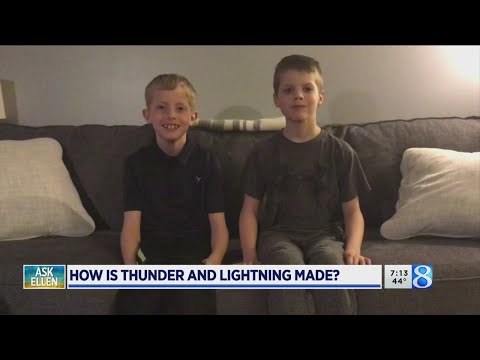 How is thunder and lightning made?