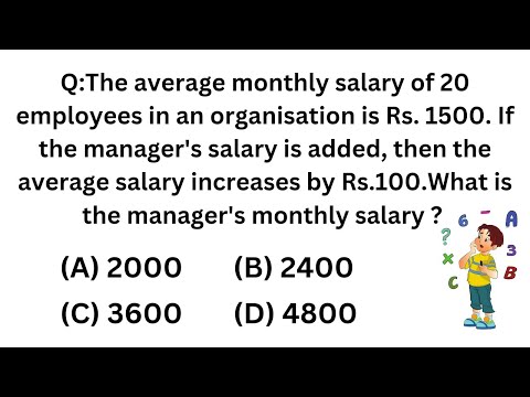 The average monthly salary of 20 employees in an organization is Rs 1500 if the manager's salary inc