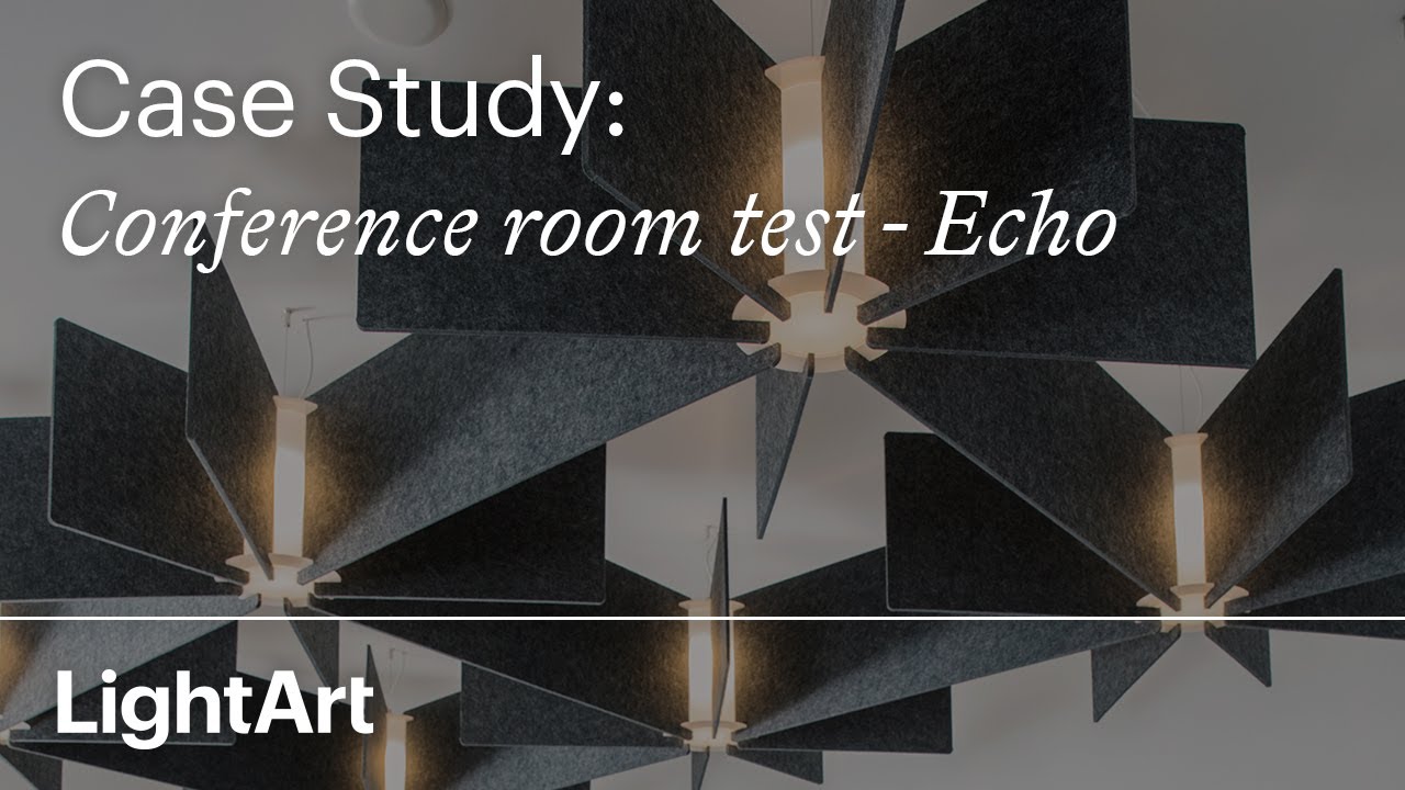 LightArt Acoustic Collection - ECHO fixture test