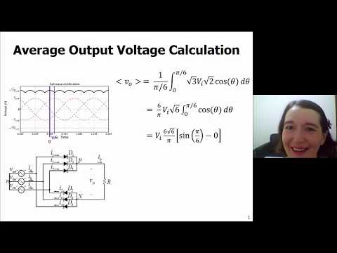Three-Phase Full-Wave Rectifier Average Output Voltage