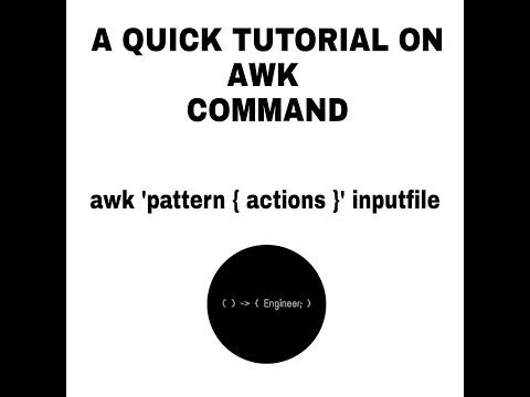 A quick tutorial on AWK command | Engineer