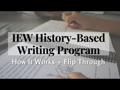 IEW History-Based Writing | Homeschool Writing Flip-Through